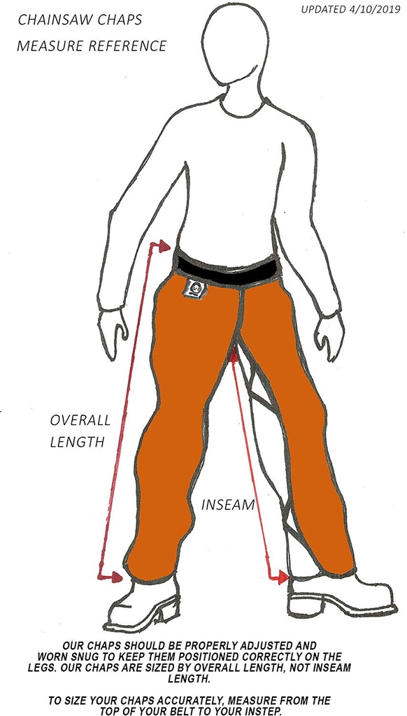 Labonville - Original Safety Apron Chap | Chainsaw Chap Made of a ...